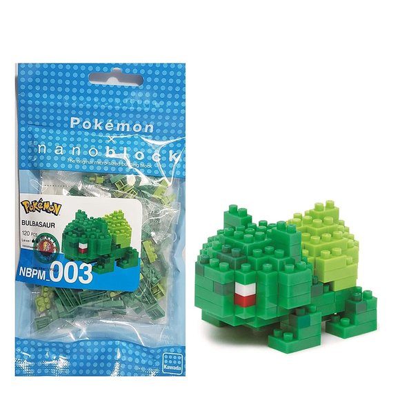 Nanoblock | Toys | Nanoblock Mini Blocks Bulbasaur Pokemon Blocks | Poshmark